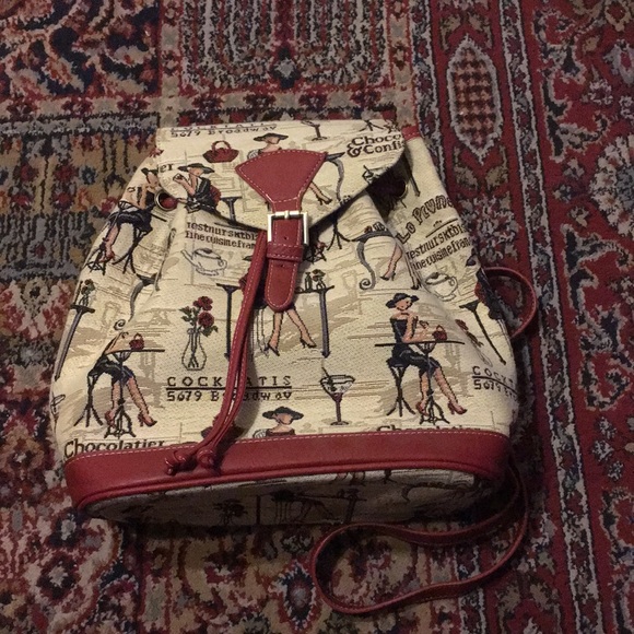 Signare | Bags | Signare Tapestry Cocktail Design Backpack Handbag ...